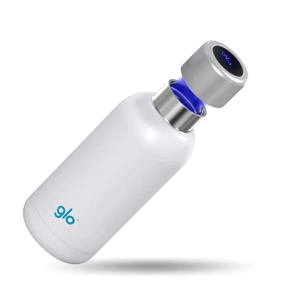 GLO Glo - Uv Water Smart Bottle Double Insulation Stainless Steel BPA ...