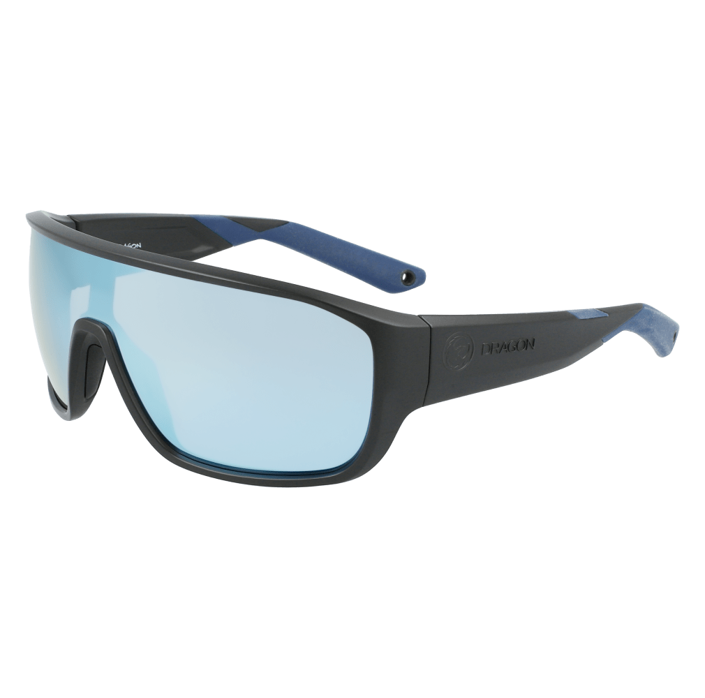 Dragon Vessel X H2o Matte Grey With Lumalens Super Blue Polar Lens ...