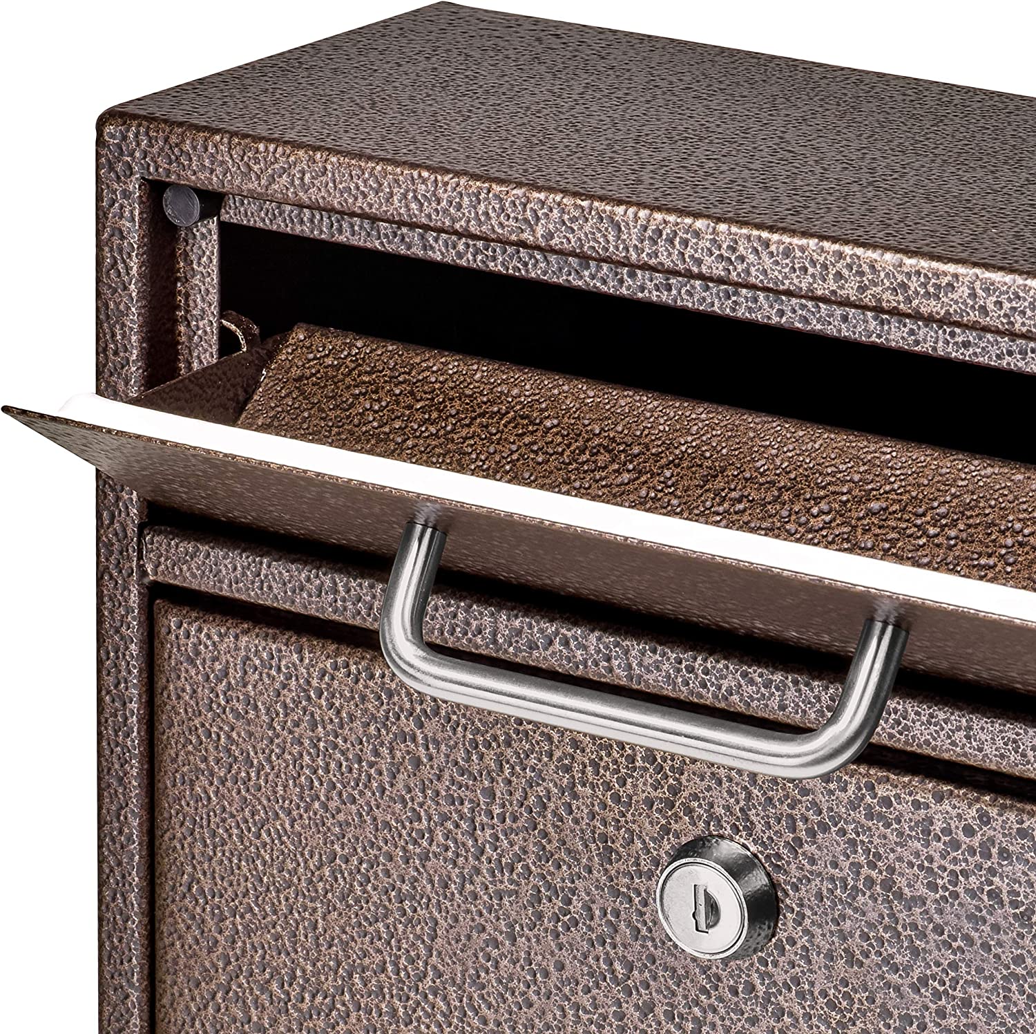 Mail Boss High Security Steel Drop Box Locking Wall Mounted Mailbox | eBay