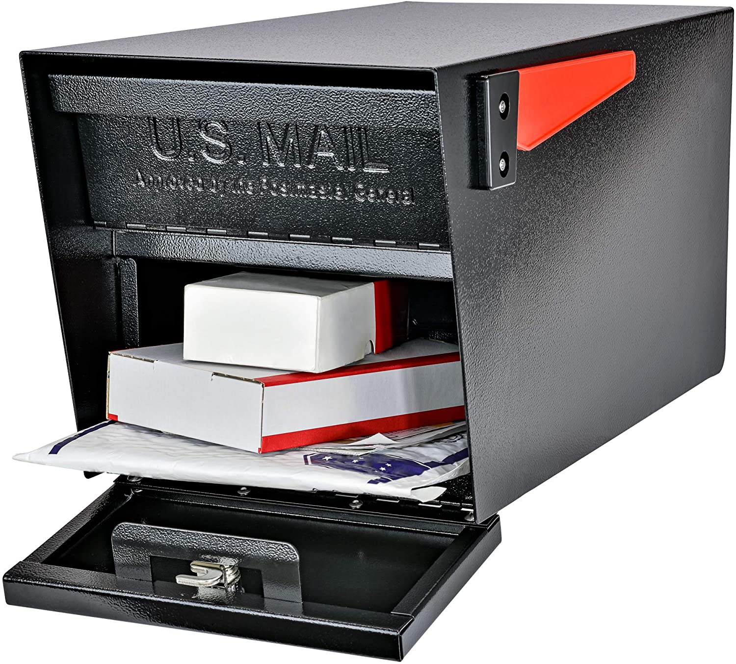 Mail Boss 7505 Mail Manager Locking Security Mailbox Granite for sale ...