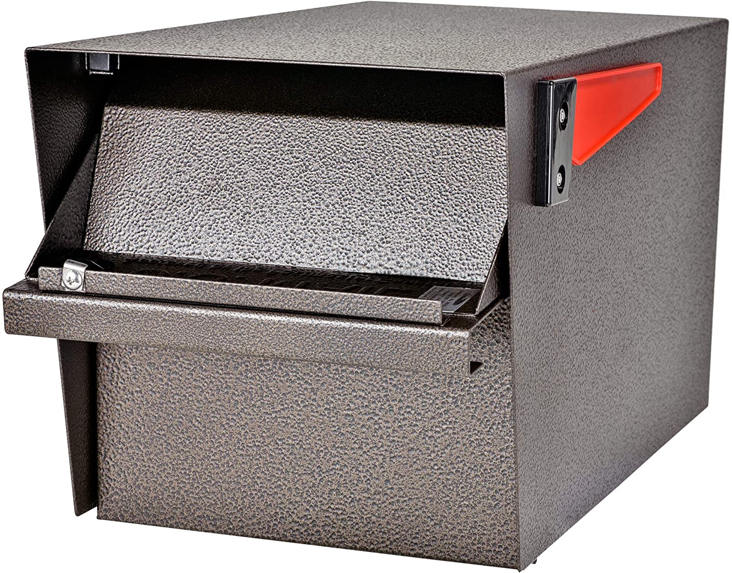 Mail Boss 7506 Mail Manager Curbside Locking Security Mailbox - Black ...