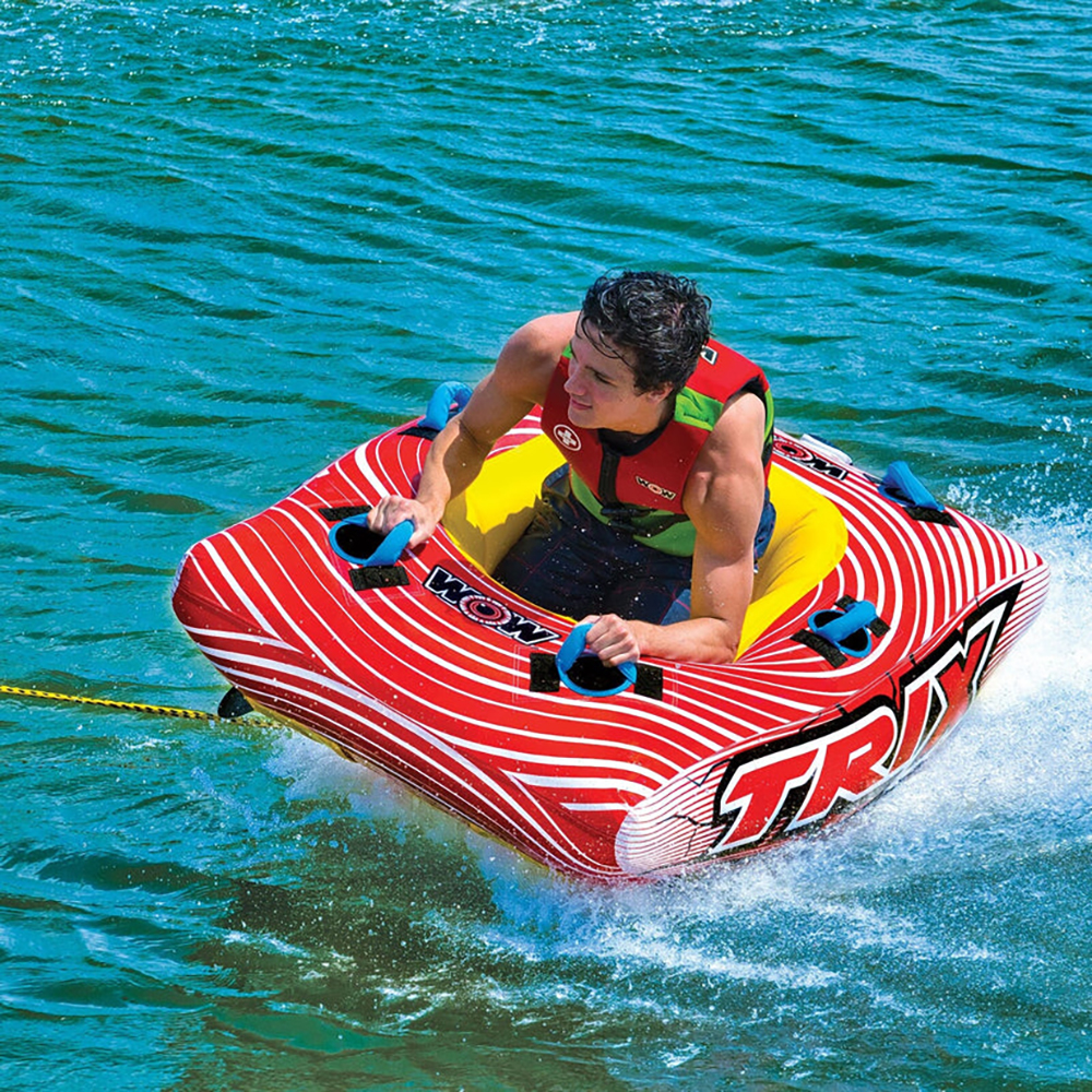 WOW Watersports Trix Towable 1 Person Rotate Lean Tilt Jump Spin Fun ...